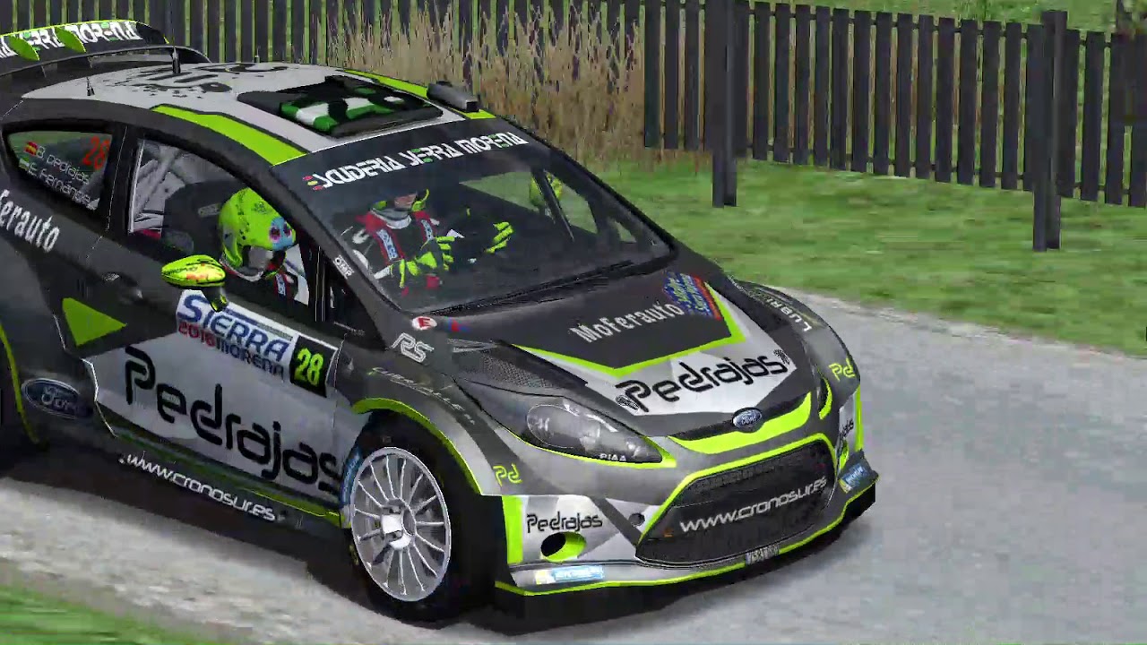 Rfactor rally du saimenois es1 ford fiesta wrc2014 - YouTube