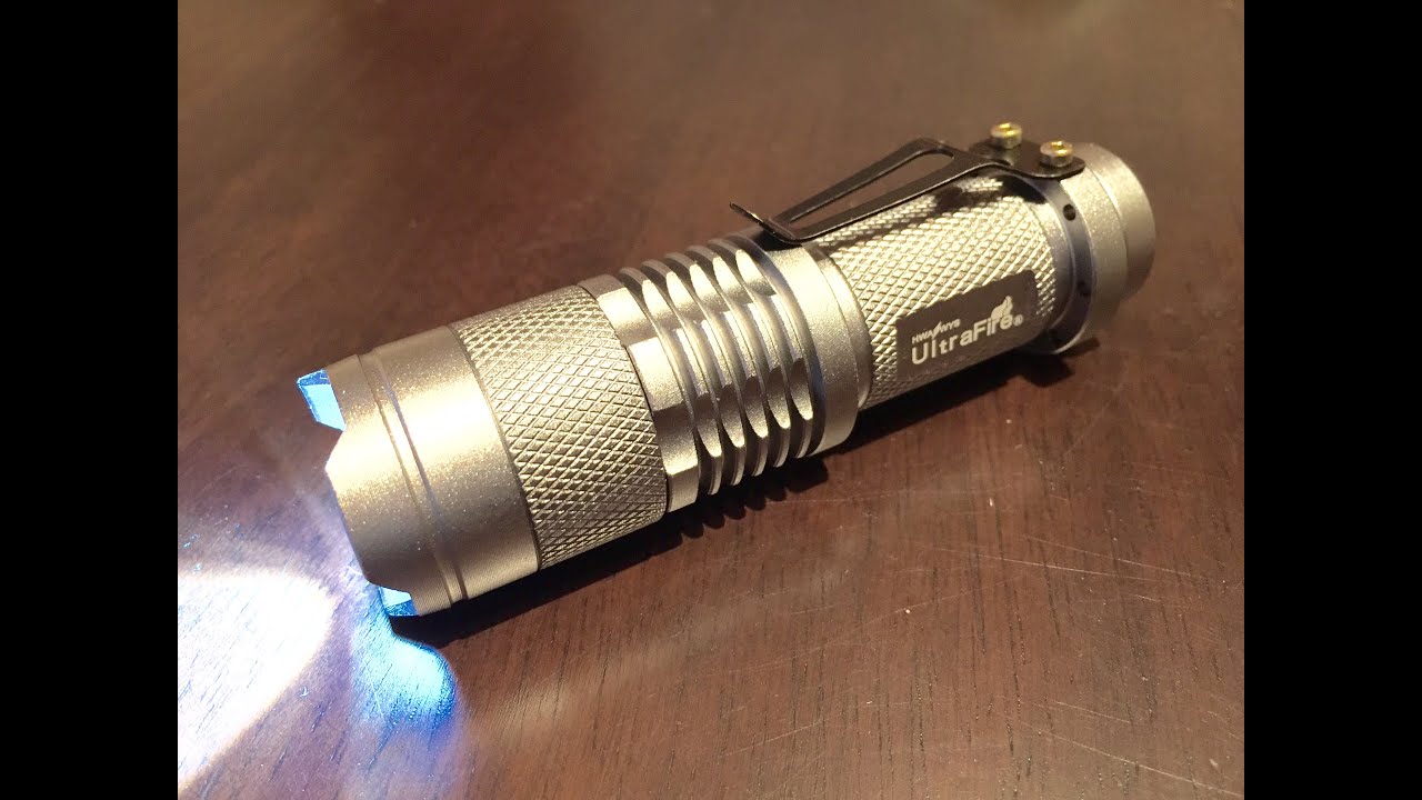 The Ultrafire 300LM Mini CREE Zoomable Flashlight Review - YouTube
