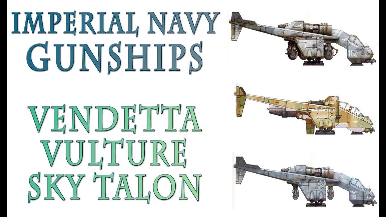 Warhammer 40k Lore - Imperial Navy, Valkyrie Variants - YouTube