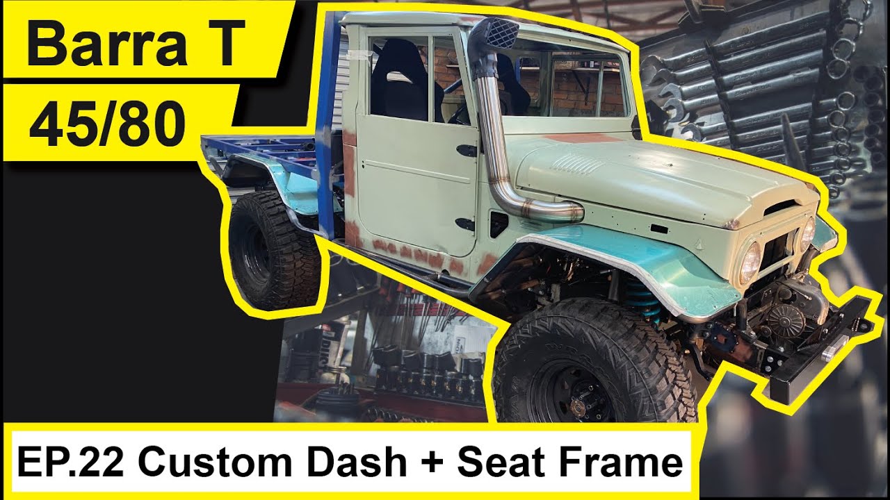 BUILDING A CUSTOM DASH & WRX SEATS + FRAME FOR MY BARRA LANDCRUISER ...