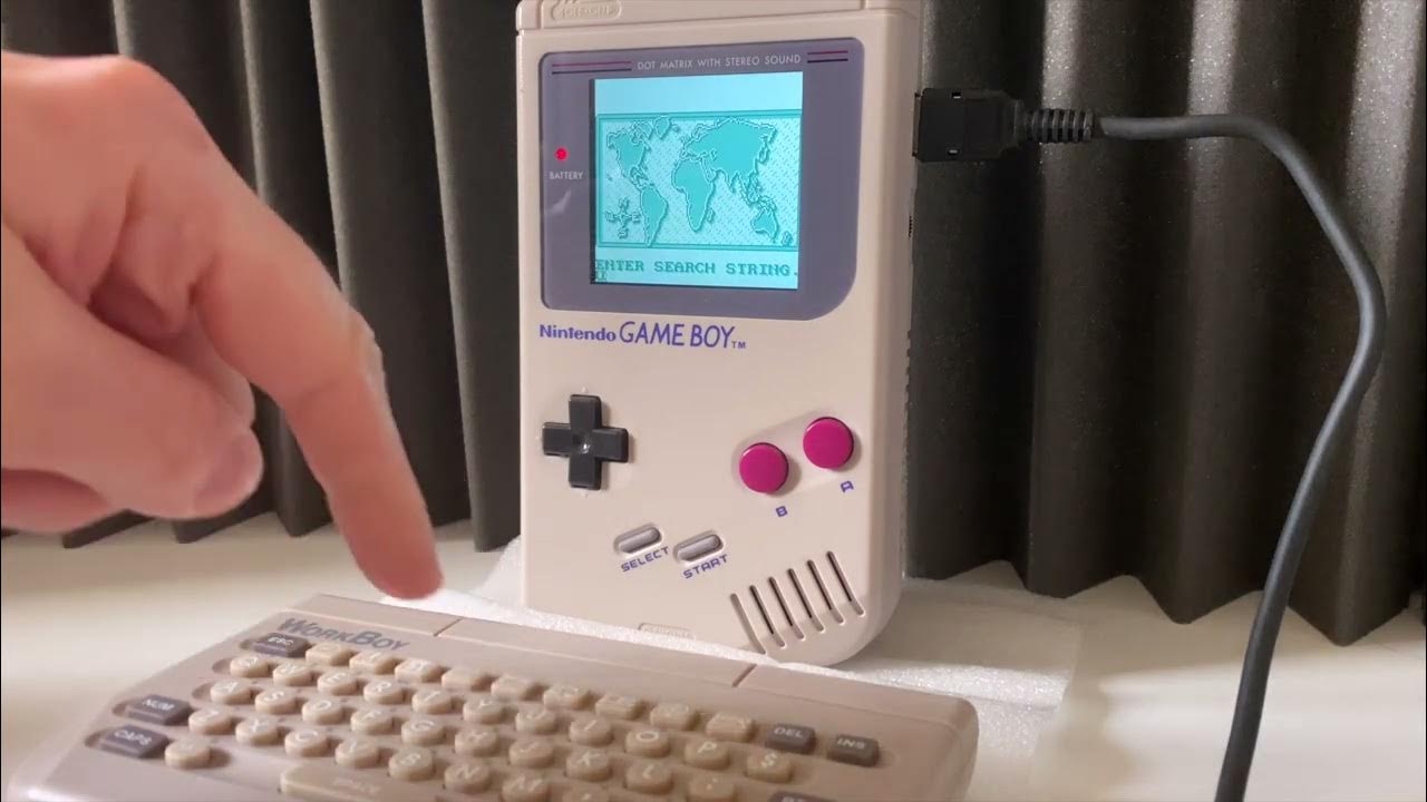 WorkBoy: Cancelled Nintendo Game Boy Add-on Software Tour - YouTube