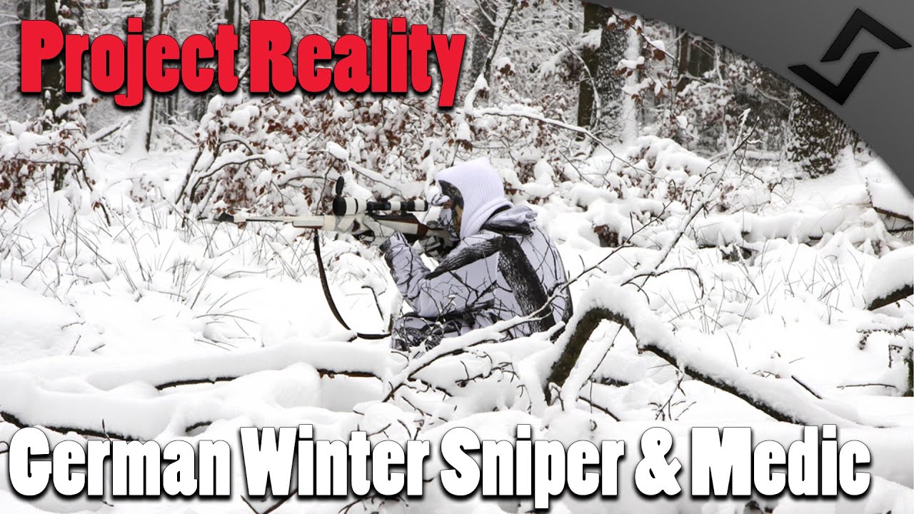 Project Reality - German Winter Sniper & Medic Gameplay - YouTube