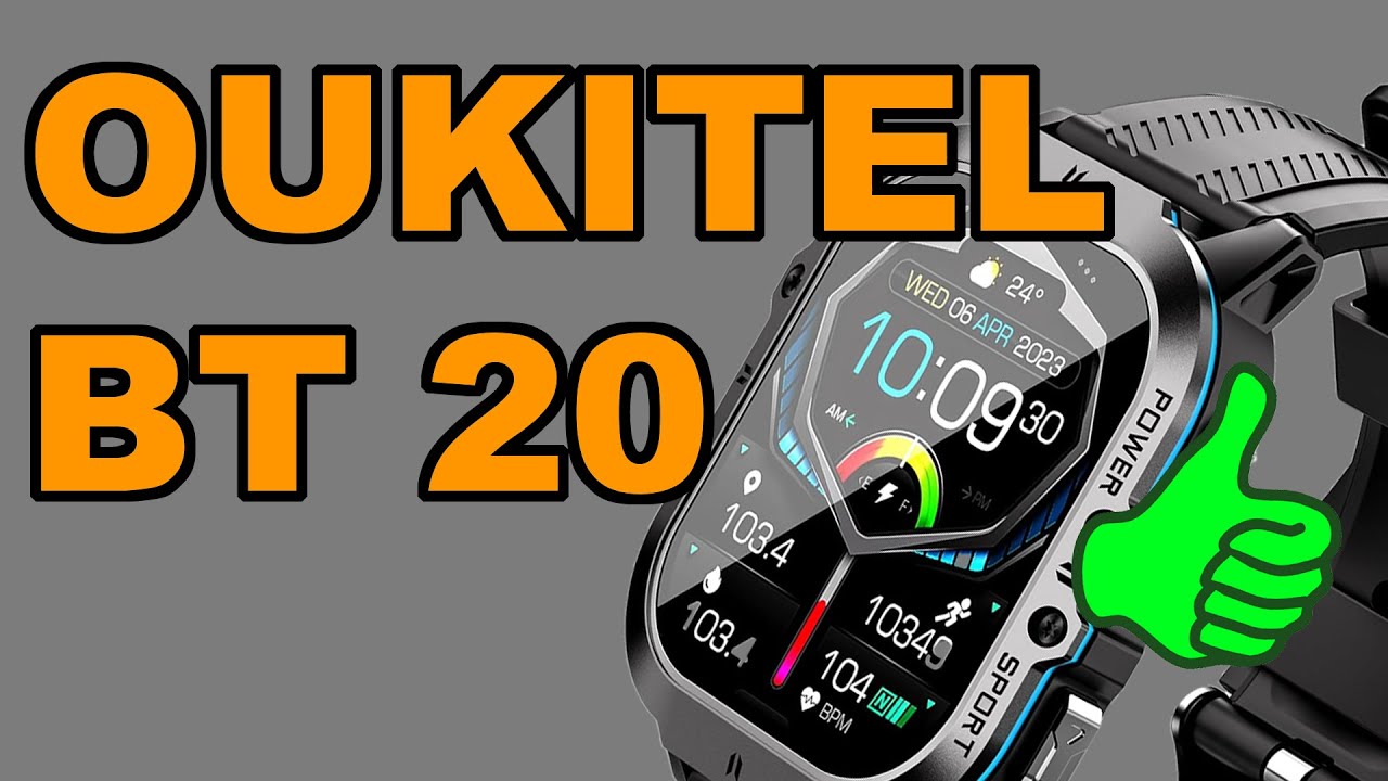 TEST - Oukitel BT20 - Smartwatch #oukitel - YouTube