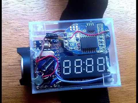 Reloj 4 digitos 7 segment. Clock Arduino 4bit RTC Mini AtMega + RTC Module - YouTube