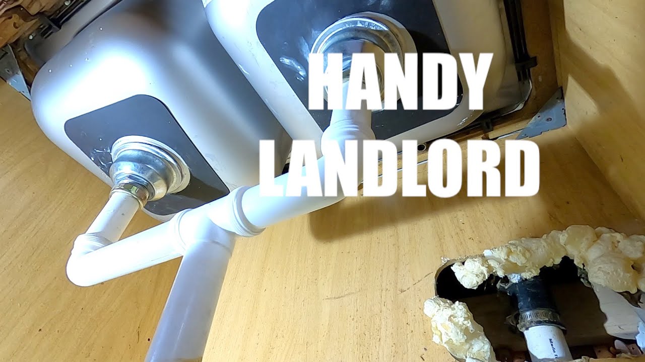 Kitchen SINK DRAIN INSTALL - YouTube