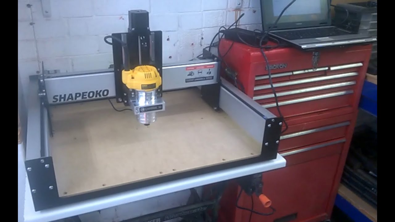 Say "hello" to my Shapeoko router table. - YouTube