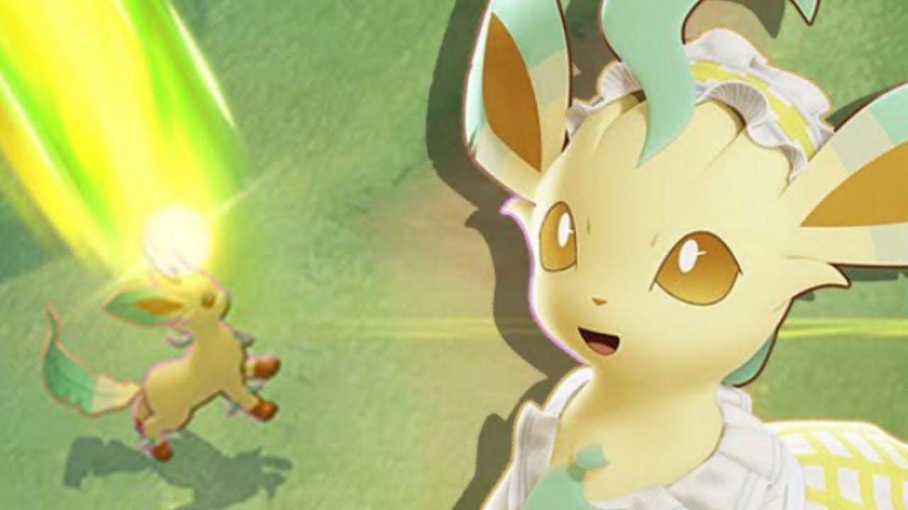 Leafeon gameplay all movesets | Pokemon Unite - YouTube