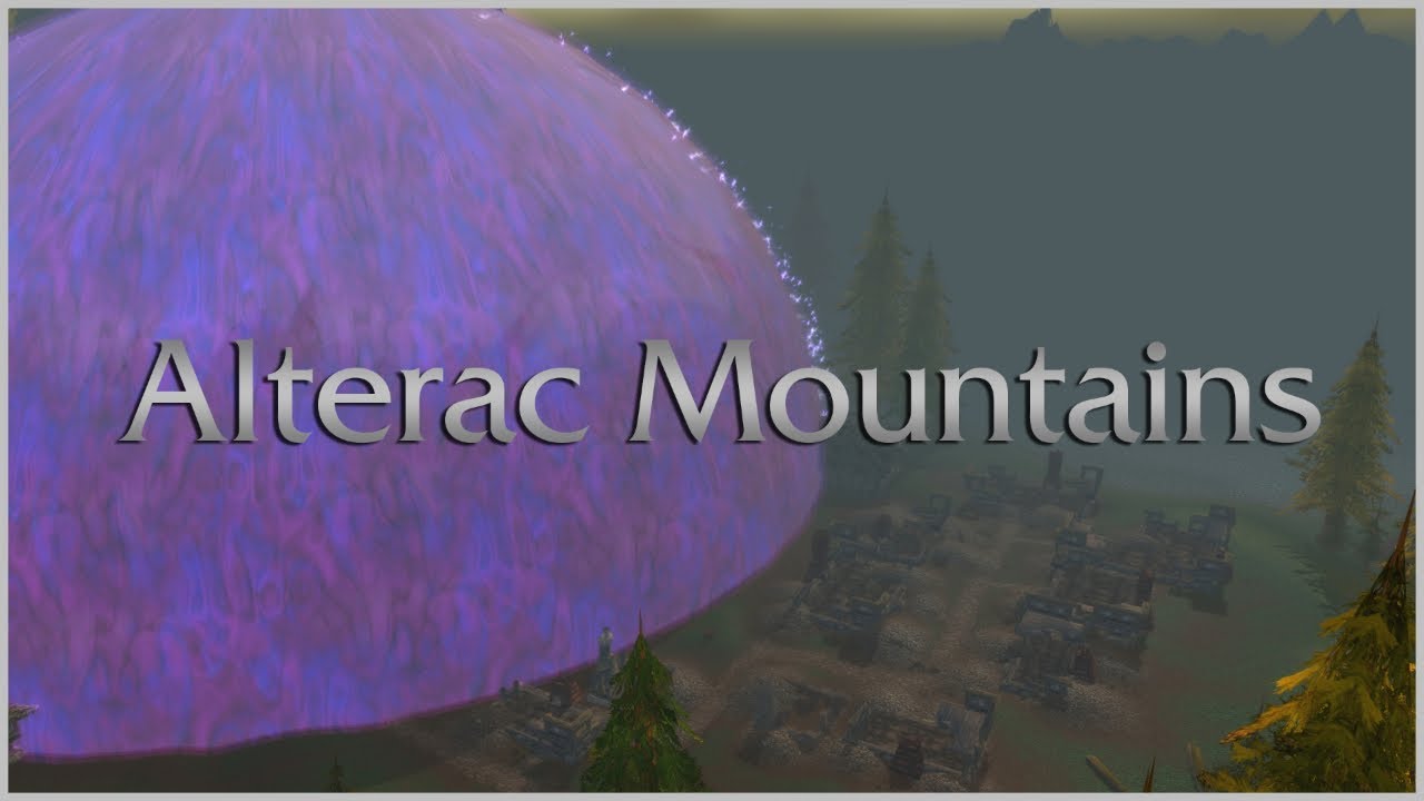 Classic WoW Flythrough Series - Alterac Mountains - YouTube