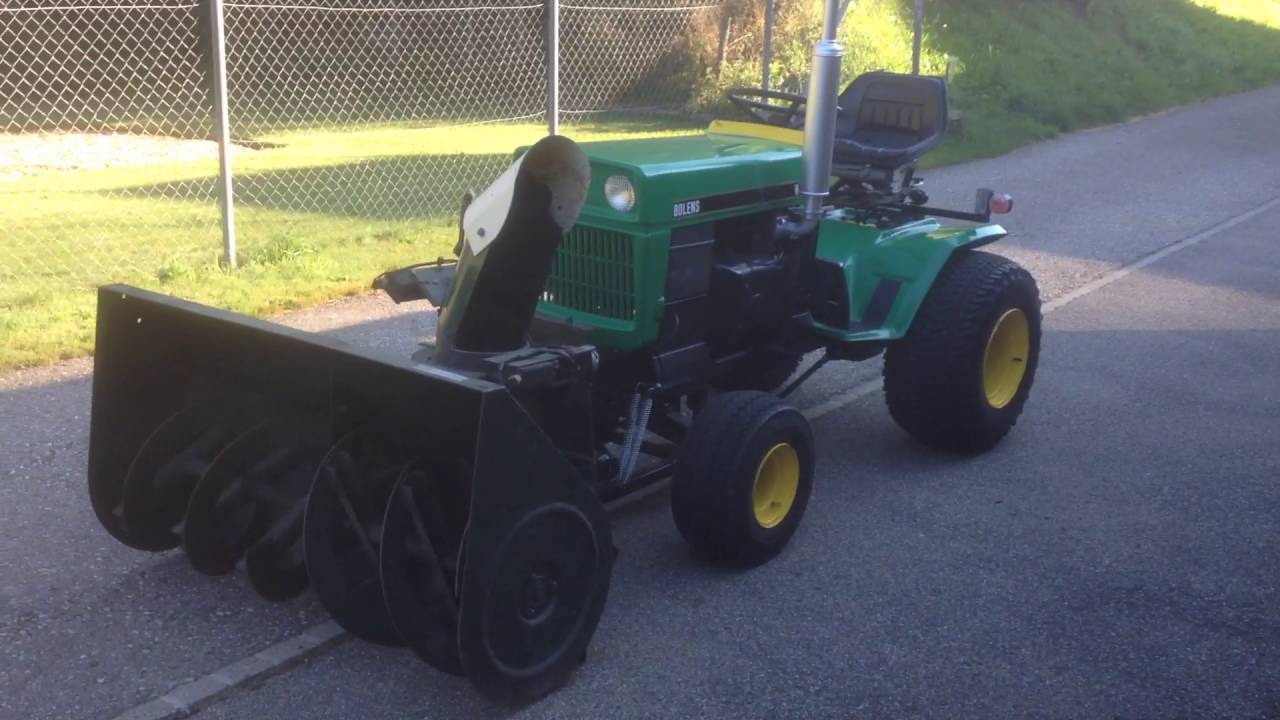 Bolens HT 20 - YouTube
