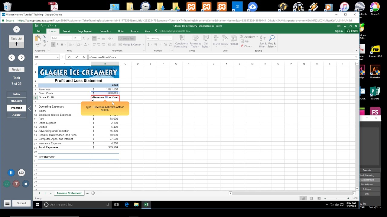 007 Create A Formula Using Defined Names Youtube