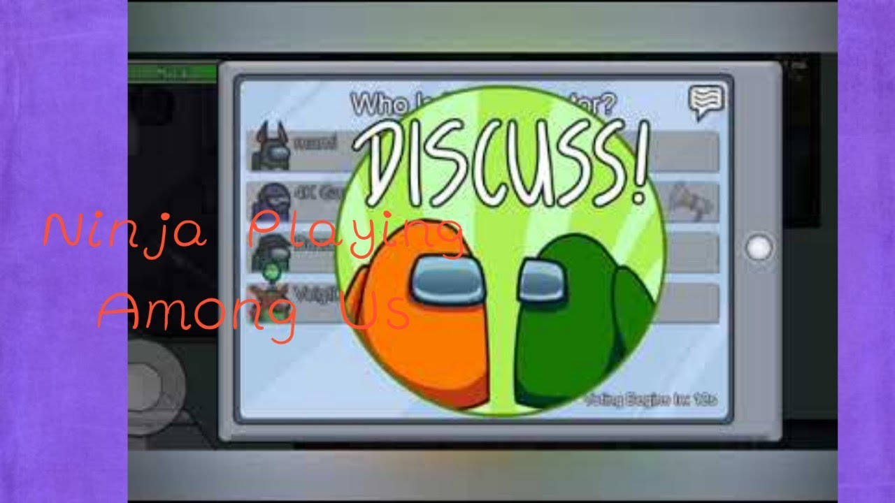 Ninja Playing Among Us| Among Us - YouTube