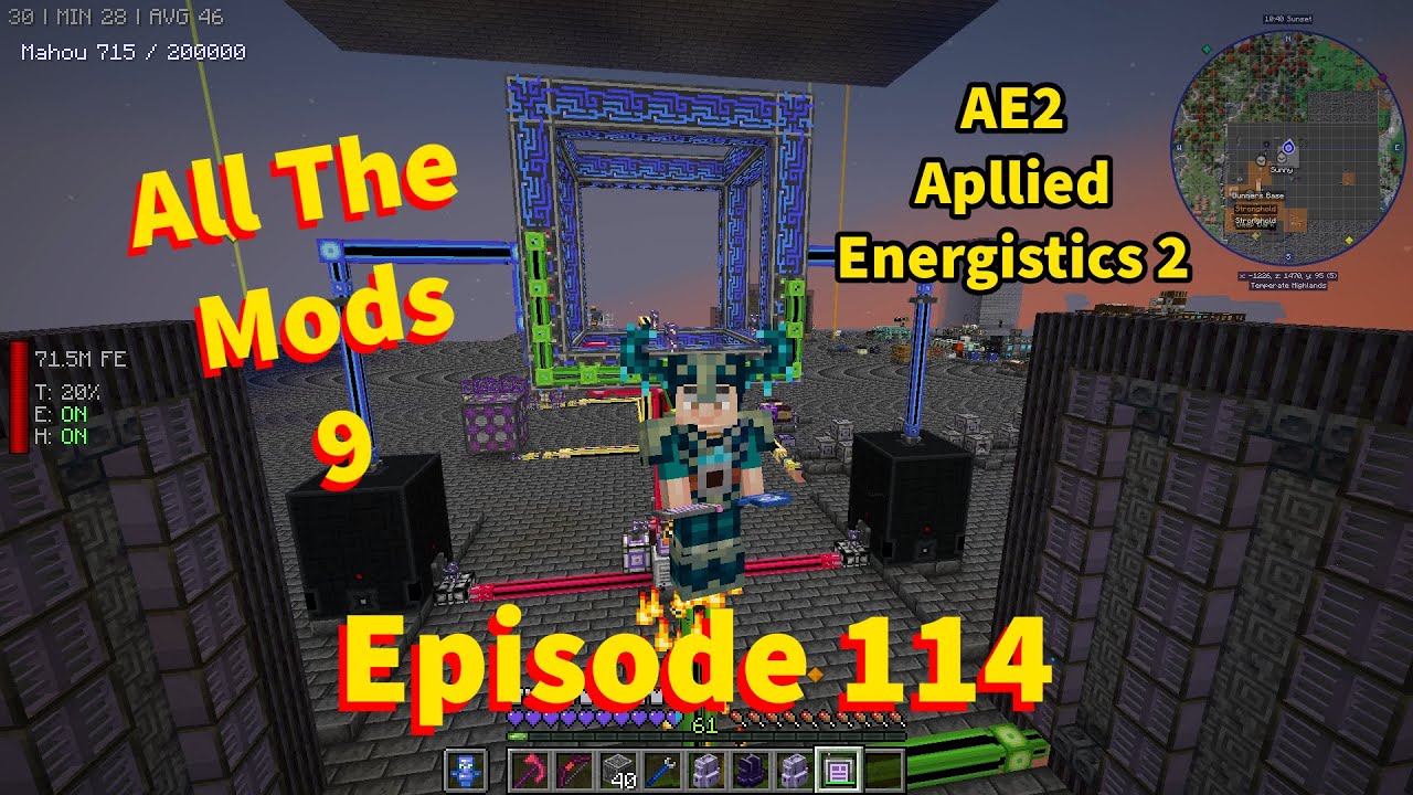 All The Mods 9. Episode 114. Upgrading AE2 System to 1000's of Channels ...