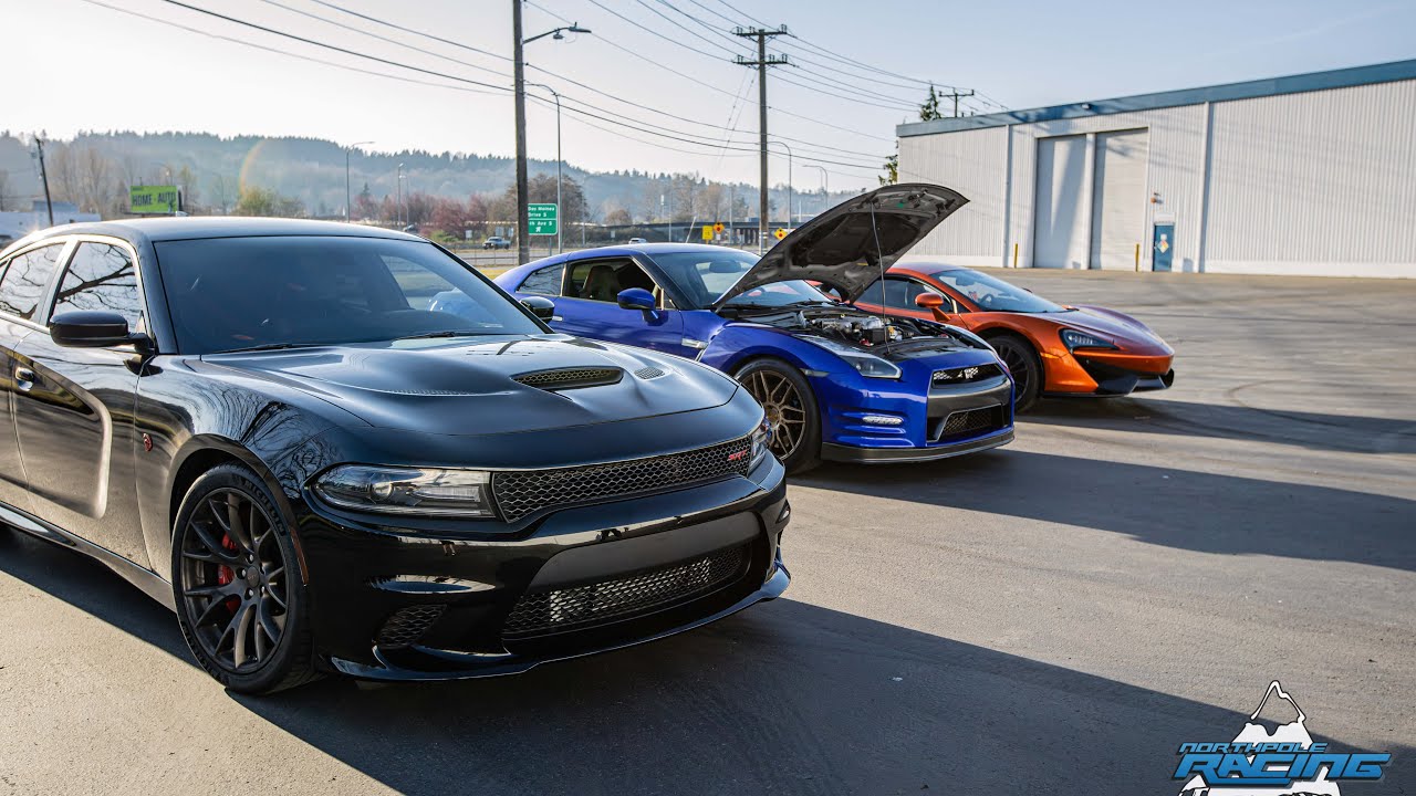 Nissan GTR 900+hp vs Hellcat Charger 1000+hp! - YouTube