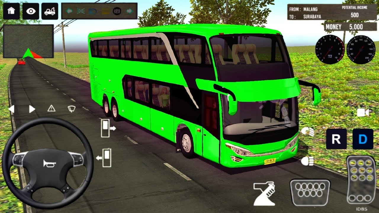 Euro Coach Bus Realistic Drive In Similator Game : 2025 Indonesia Bus ...
