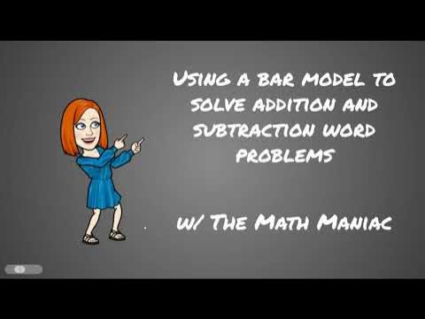 Using a Bar Model to Solve Addition and Subtraction Word Problems - YouTube