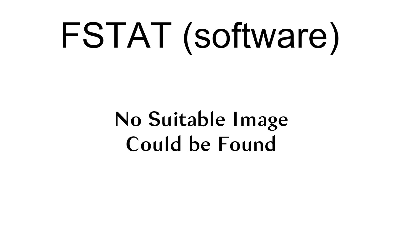 Fstat (Software) - YouTube