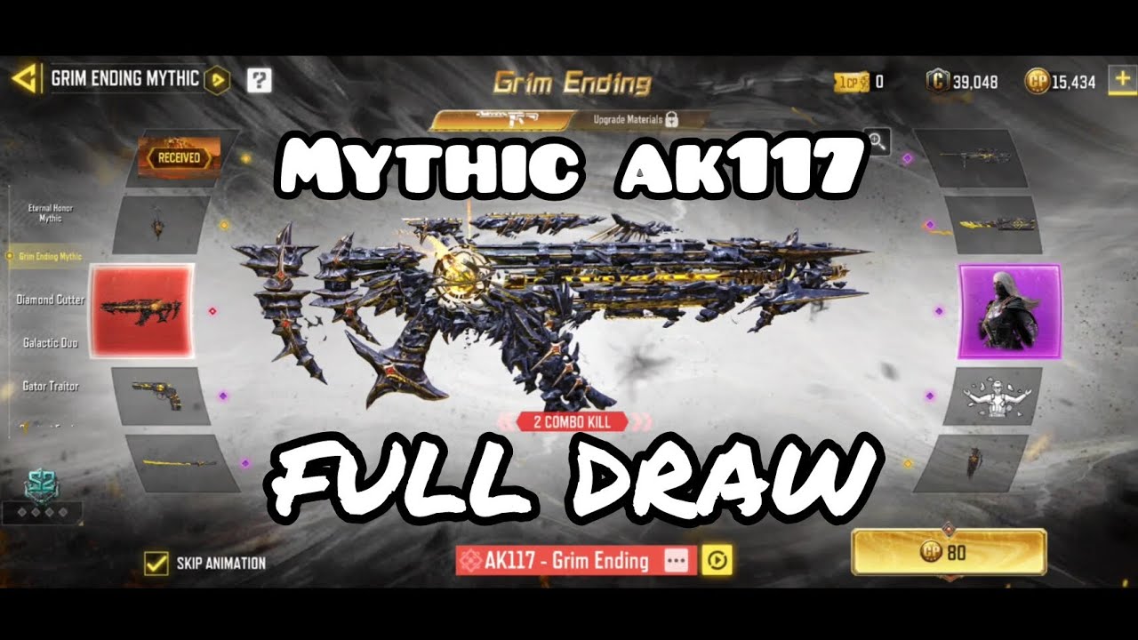 *MYTHIC AK117* FULL DRAW - COD MOBILE - YouTube