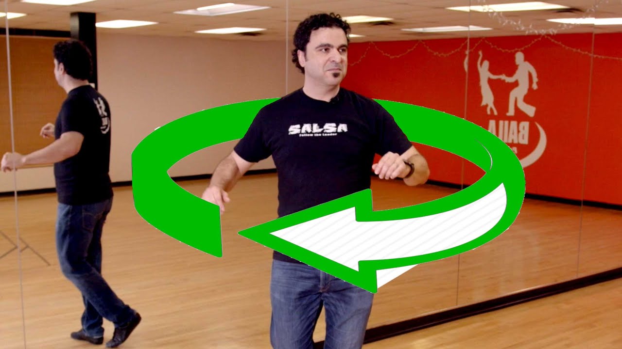 Learn Simple Salsa Turns ( Beginner ) - YouTube