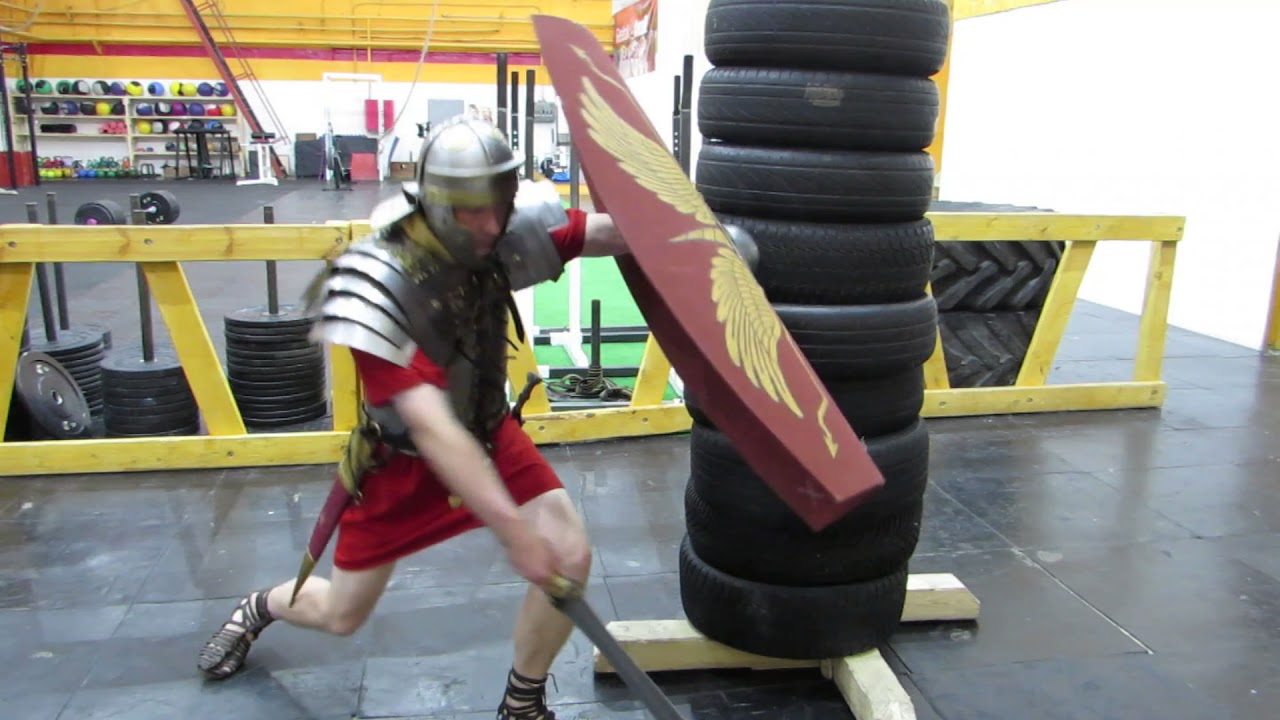 Roman fencing - 6. LEG.IX.HISP Римское фехтование - 6. Укол в ногу ...