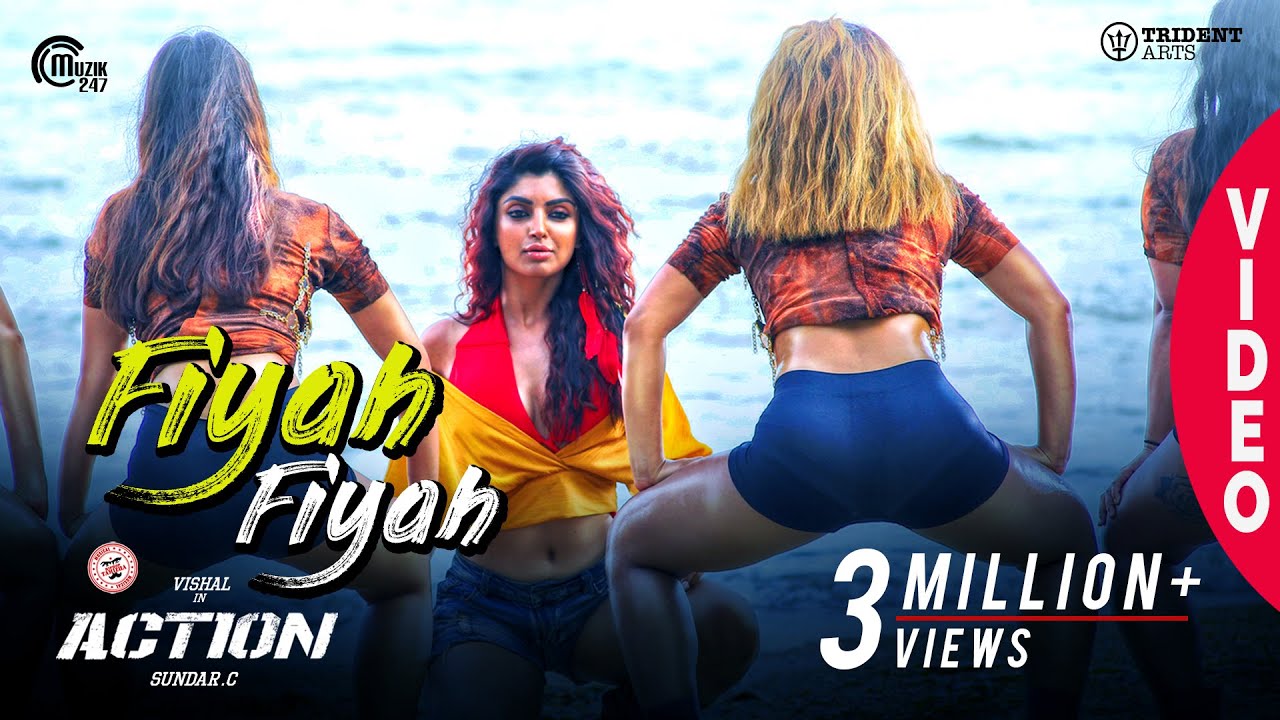 Action | Fiyah Fiyah Video Song | Vishal, Akanksha Puri | Hiphop Tamizha | Navz-47 | Sundar.C ...