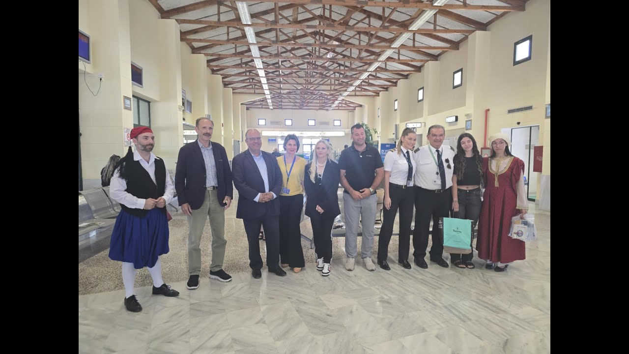 ΣΥΡΟΣ - ΕΦΘΑΣΕ ΣΥΡΟ Η ΠΡΩΤΗ ΠΤΗΣΗ ΑΠΟ ΘΕΣΣΑΛΟΝΙΚΗ - YouTube