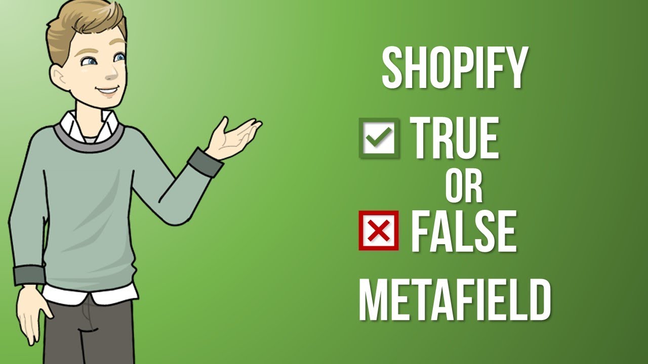 Shopify True Or False Metafield Youtube
