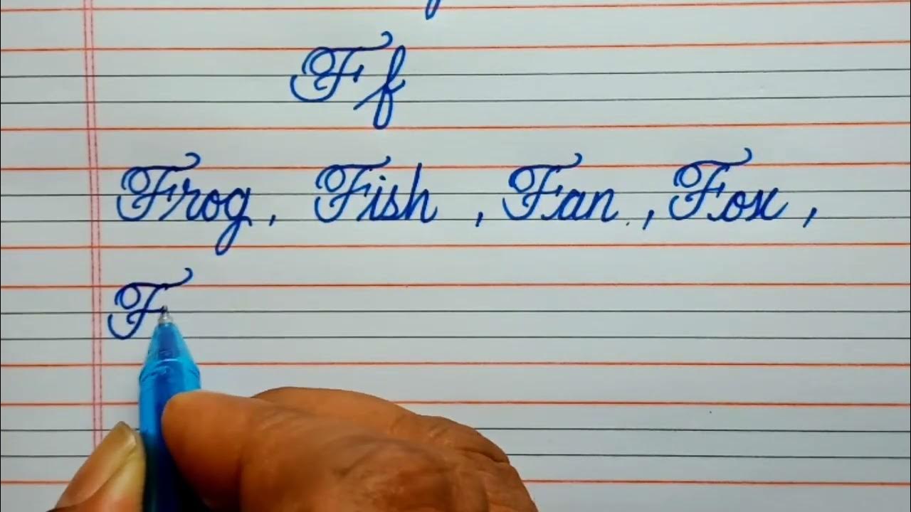 How To Write The Letter