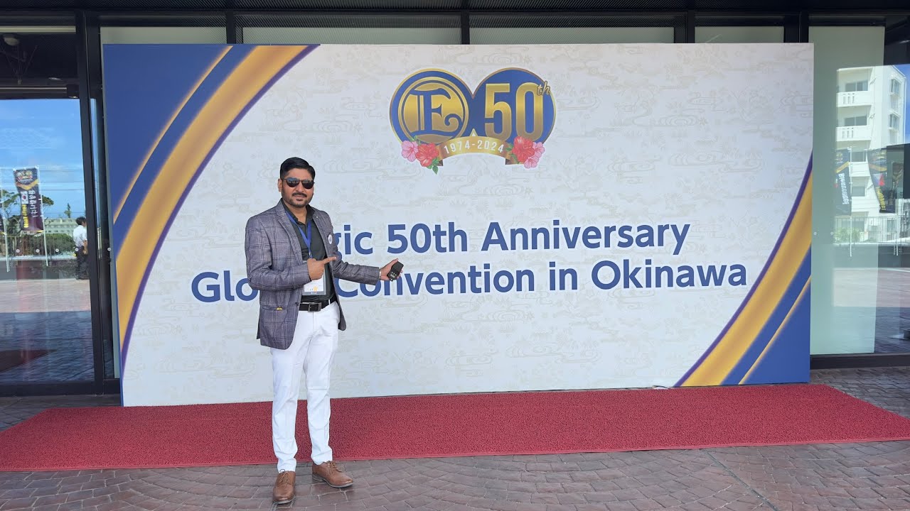 🇮🇳Japan Tour🇯🇵finally Day in Enagic 50th anniversary in #Okinawa#arena# ...