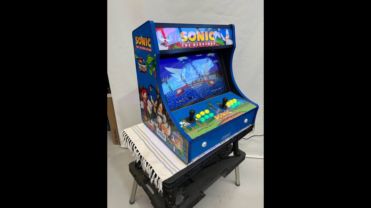 Sonic The Hedgehog Retro Bartop Arcade Machine, 3000 Classic Games, 24 ...
