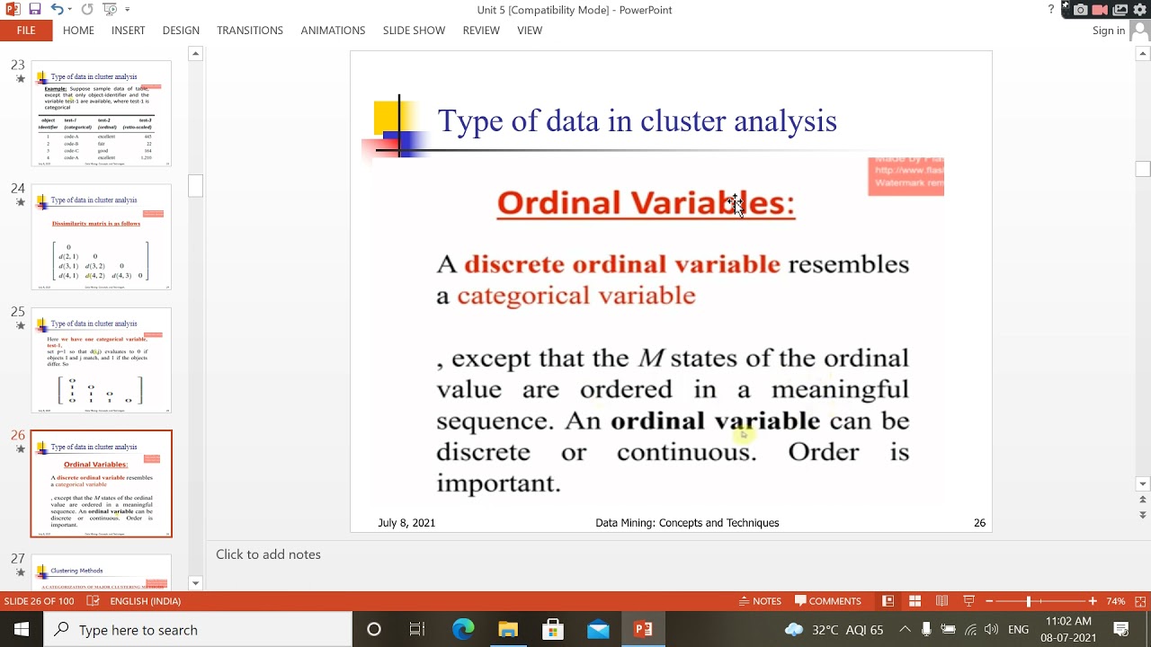 Types Of Data In Cluster Analysis YouTube Types Of Data In Cluster Analysis YouTube