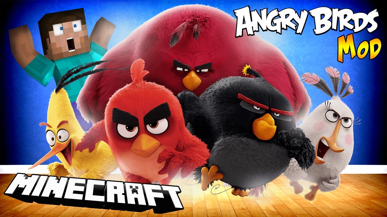 ANGRY BIRDS W MINECRAFT! - YouTube