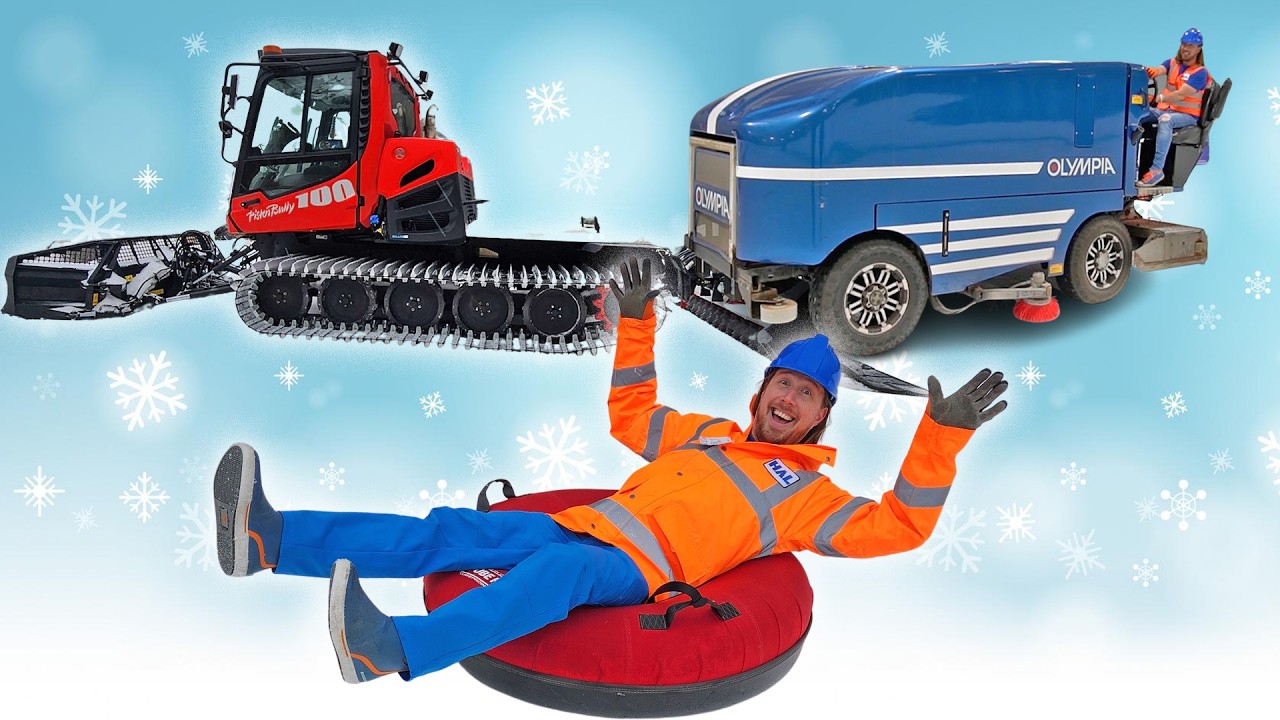 Handyman Hal works in the Snow ️ Awesome Winter Vehicles - YouTube