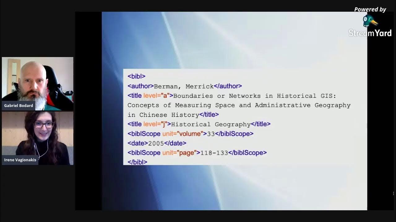 EpiDoc Tutorial: Semantic Markup - YouTube