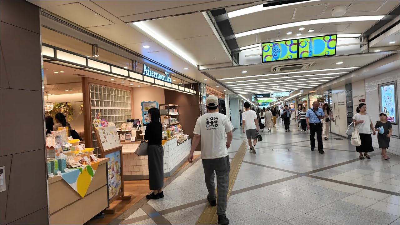 【4K】Underground Walk in Osaka｜Umeda Underground Mall – August 2025 ...
