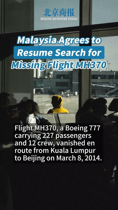 Malaysia Agrees to Resume Search for Missing Flight MH370 - YouTube