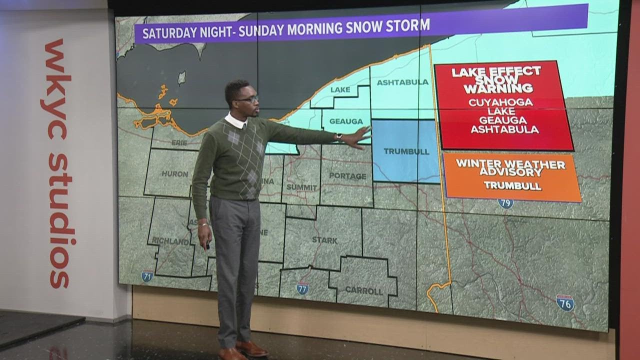 Cleveland Snow Storm: First wave of snow hits Northeast Ohio, more to ...