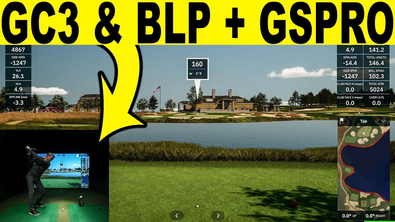 Foresight Sports GC3 & Bushnell Launch Pro + GSPRO Golf Simulator ...