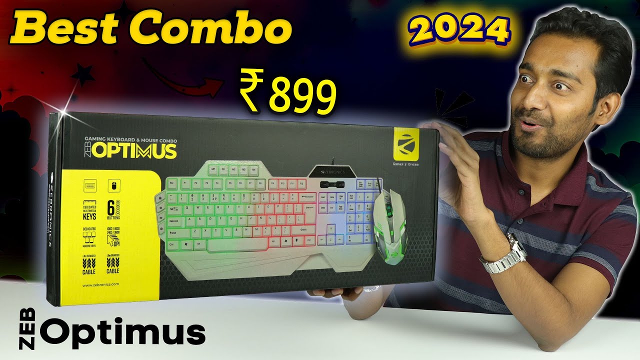 Zebronics Optimus Gaming keyboard & Mouse Review | Best Gaming Keyboard ...