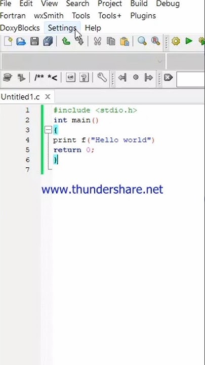 print c program hello world #youtubeshort #cprogramming - YouTube