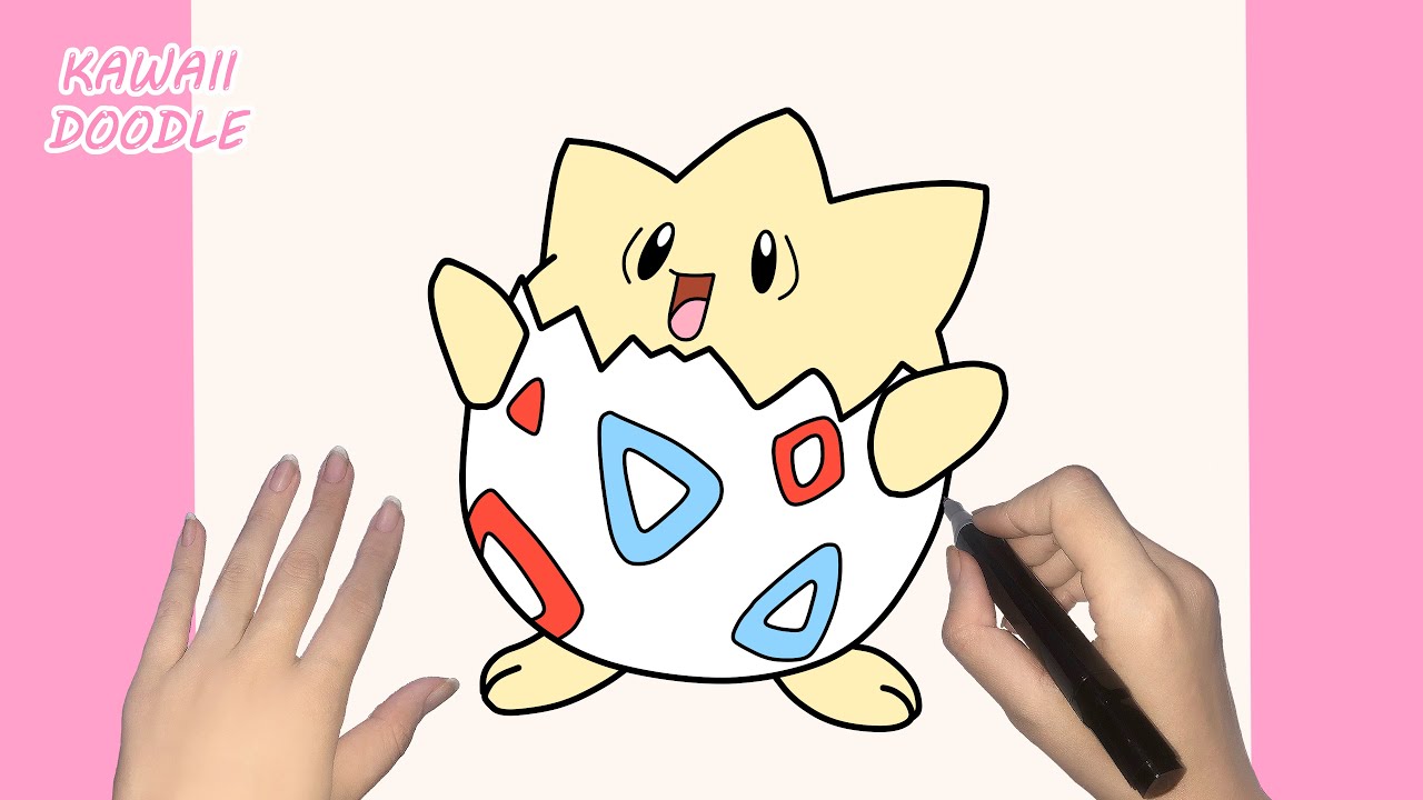 🌸HOW TO DRAW CUTE TOGEPI~ STEP BY STEP ~ KAWAII DOODLE - YouTube