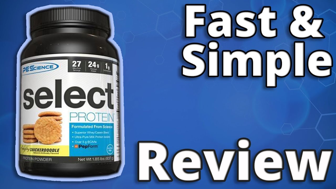 PEScience: Select Whey and Casein Protein Review - YouTube