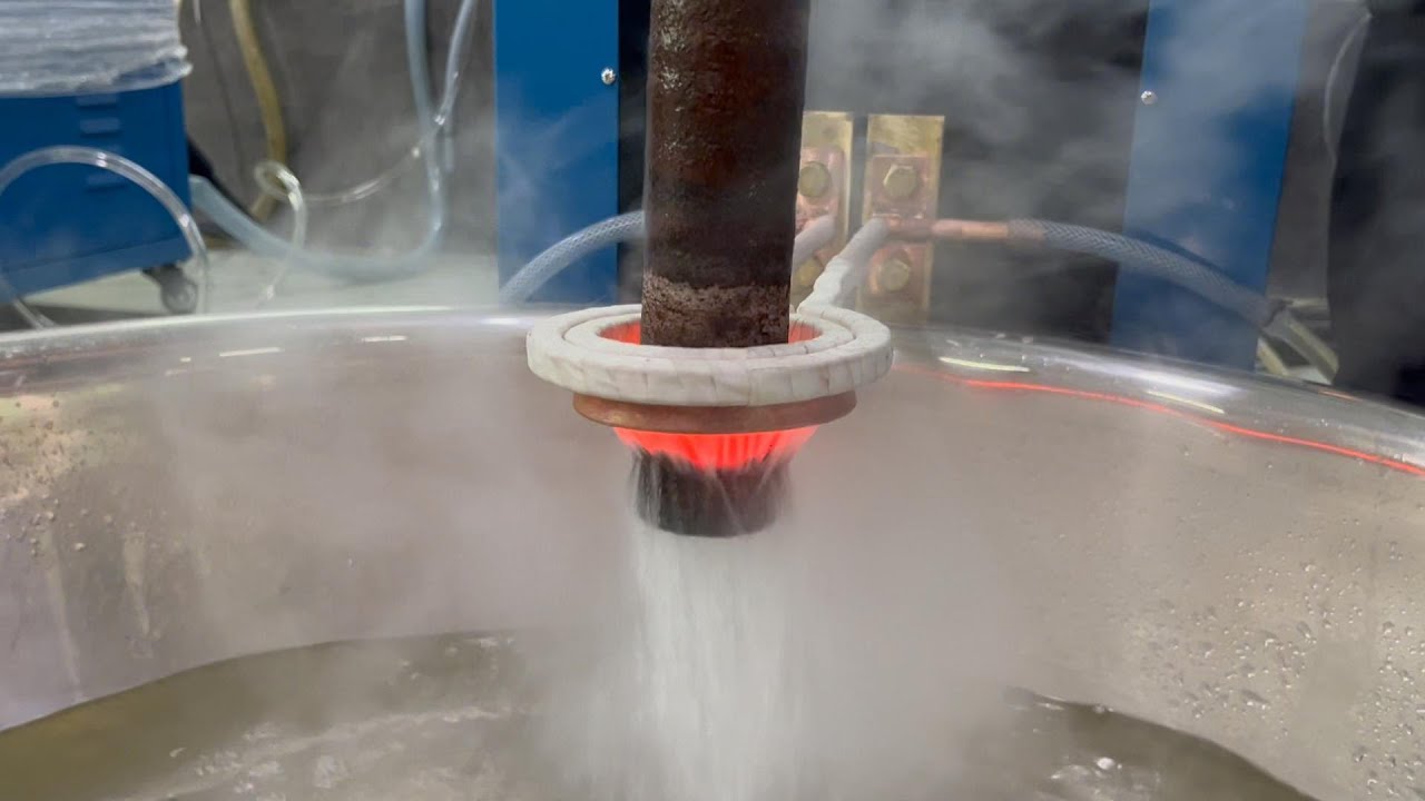 Steel Iron Quenching Induction Heating Machine For Gear Shaft Hardening ...