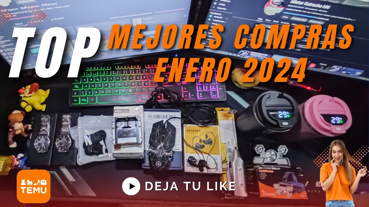 TOP 8 DE MEJORES COMPRAS EN TEMU ENERO 2024 #temu #gamer #esports # ...