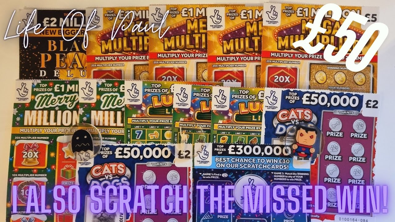 Happy New Year Everyone!!! £50 mix of Scratch Cards. - YouTube