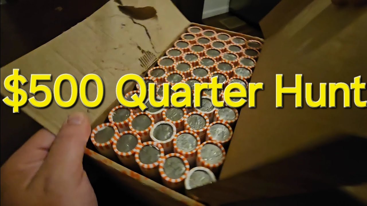 Quarter Dollar Box Hunt - More Hunting Than Finding 🤷‍♂️ - YouTube