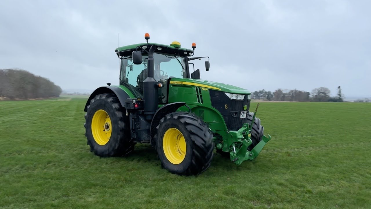 Køb Traktor John Deere 7310 R på Klaravik - YouTube