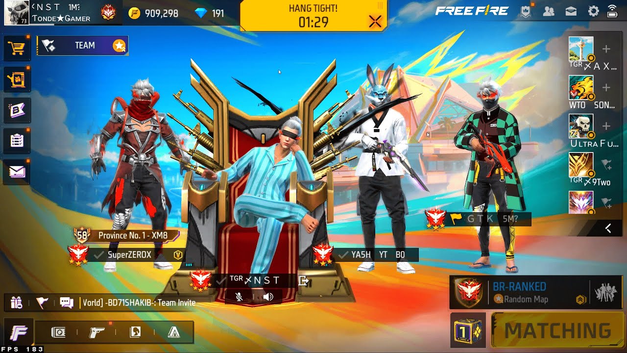 🔴[Live] TGR NST IS LIVE😁😘Top 1 Done🗿👑-Garena Free Fire !! - YouTube