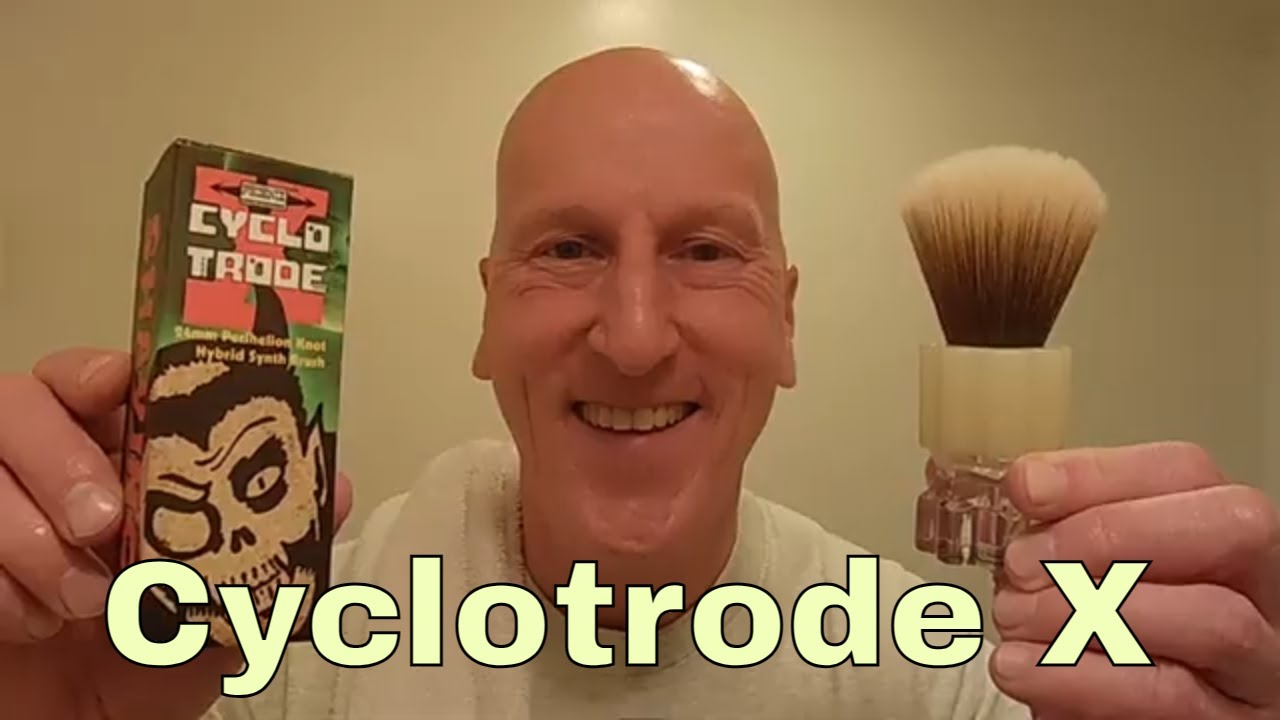 Cyclotrode X Shaving Brush - YouTube