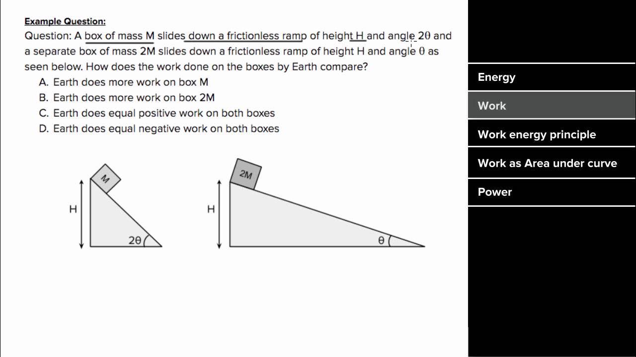 AP Physics 1 Review of Energy and Work - YouTube