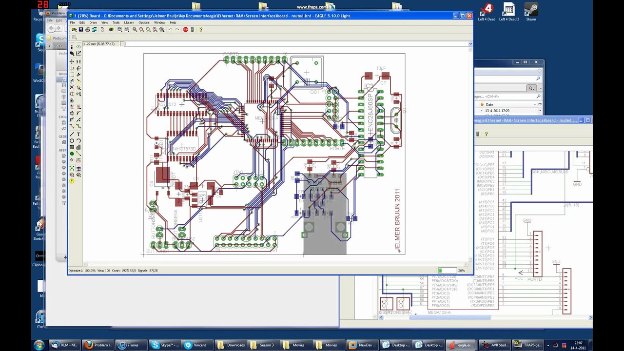 Eagle PCB Autorouting - YouTube